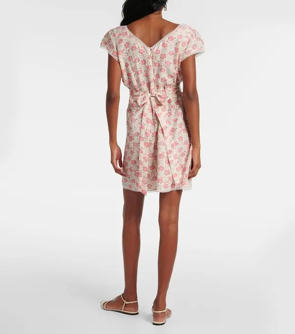 Rixo Alexandra Floral Mini Dress