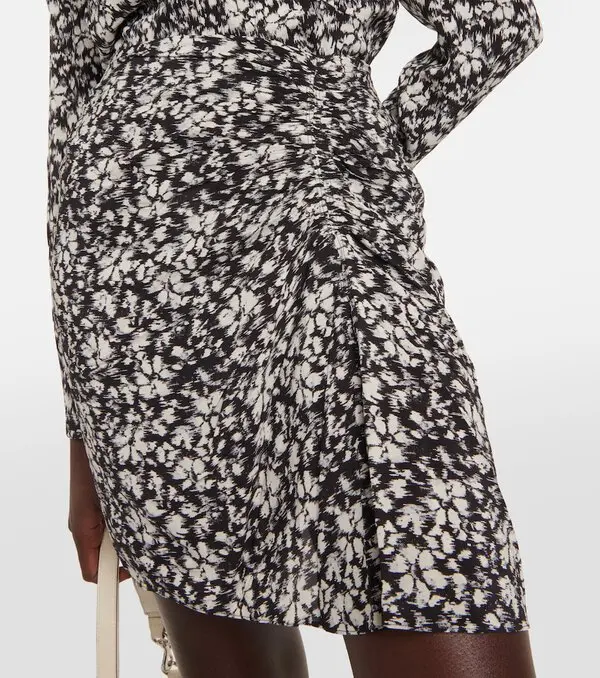 MARANT ETOILE Floral Print Mini Skirt