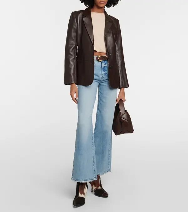 FRAME Le Jane High-rise Wide-leg Jeans
