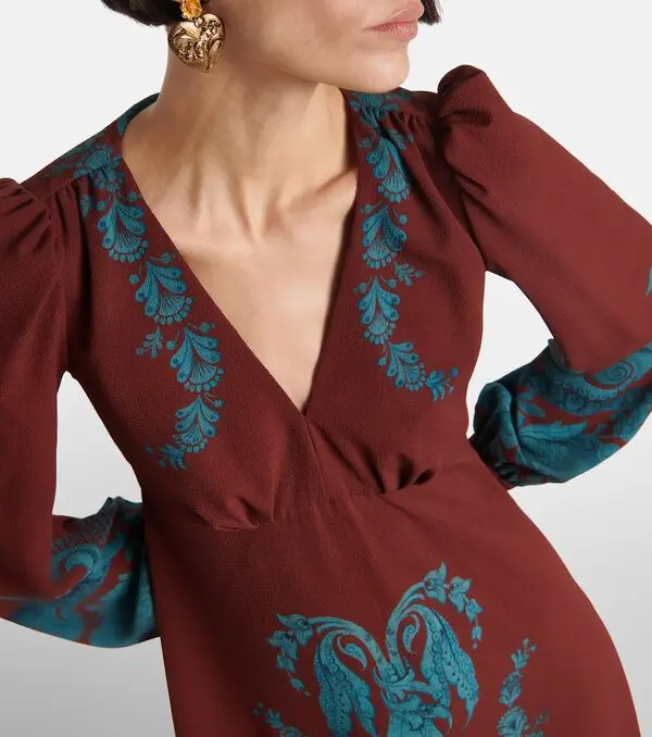 Etro Printed Midi Dress