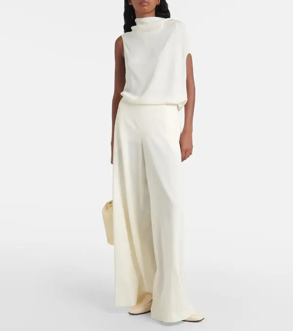 THE ROW Dela Wide-leg Trousers