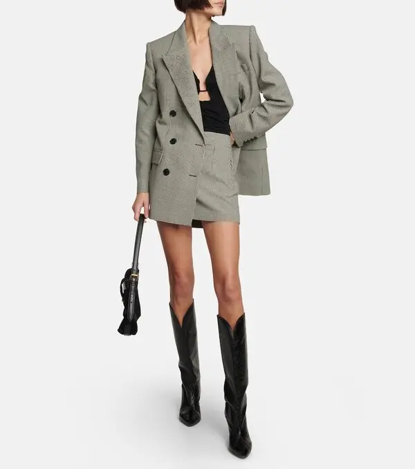 Isabel Marant Étoile Licoba Crepe Miniskirt