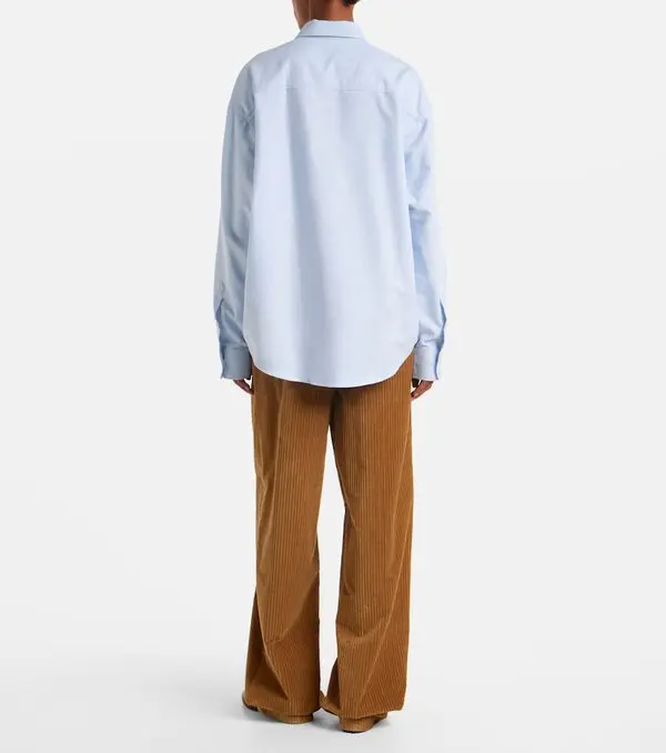 AMI Paris De Coeur Cotton Poplin Shirt