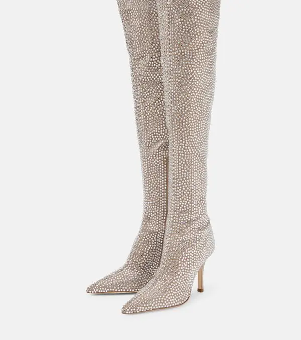 Paris Texas Embellished Over-the-knee Boots