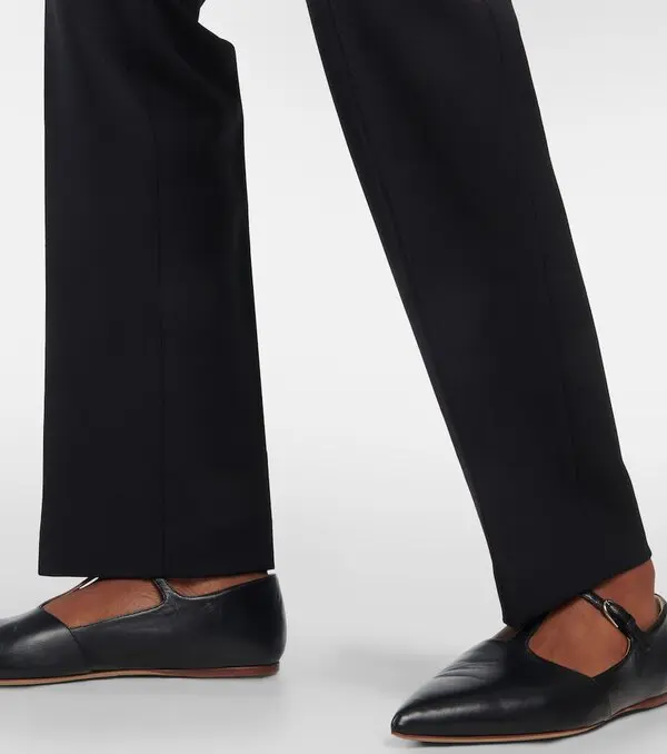 Gabriela Hearst High-rise Straight Wool Trousers
