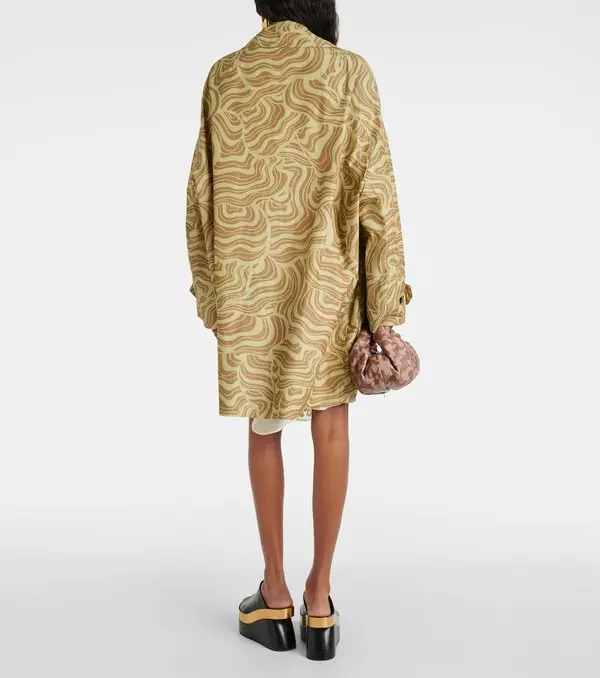 Dries Van Noten Printed Coat