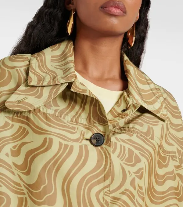 Dries Van Noten Printed Coat
