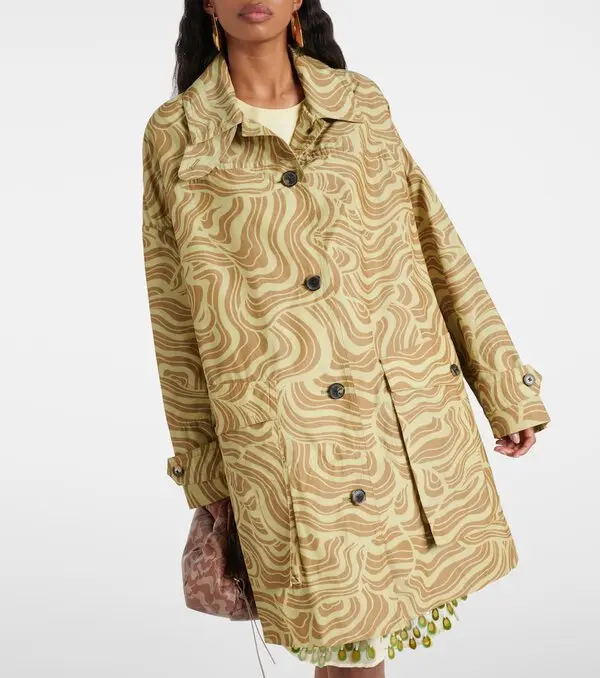 Dries Van Noten Printed Coat