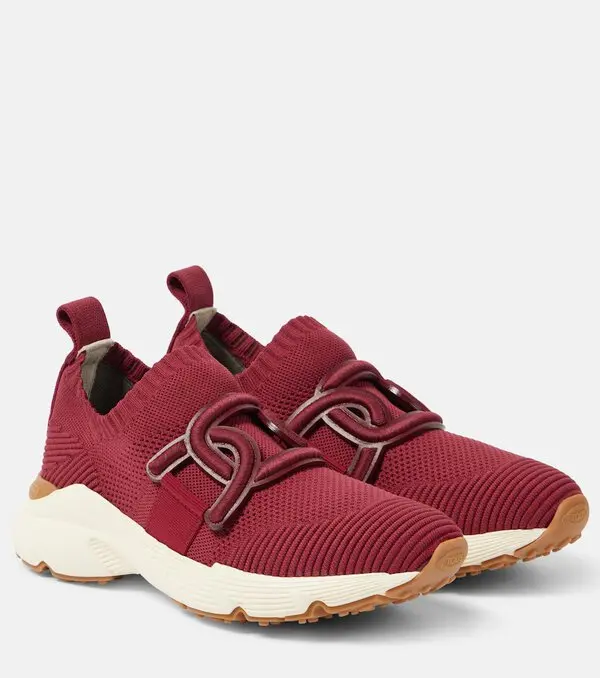 TOD'S Kate Slip-on Sneakers In Rosso Cremisi - Red