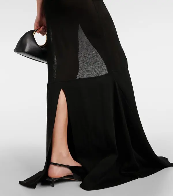 Jacquemus La Robe Fino Gown - Black