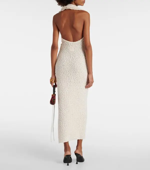 Magda Butrym Cotton-blend Bouclé Midi Dress
