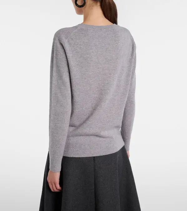 Vince V-neck Cashmere Sweater - Grey