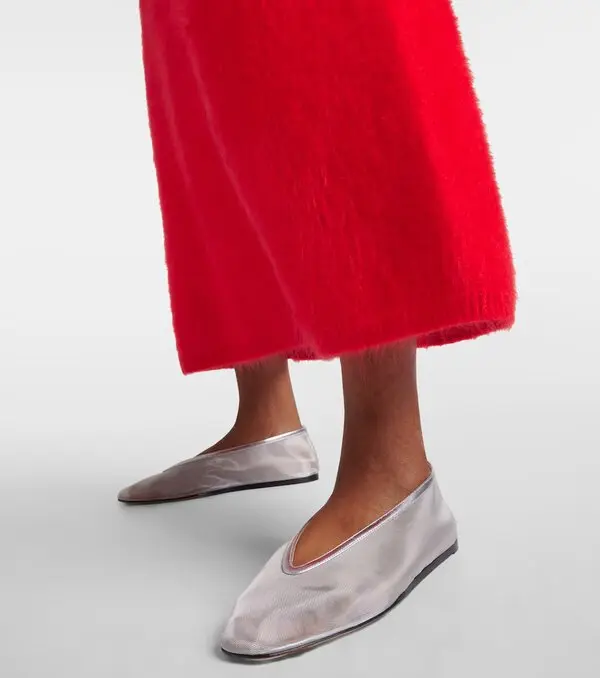 Le Monde Beryl Luna Mesh Ballet Flats
