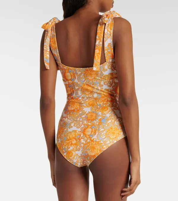 La DoubleJ Barbarella Floral One-piece Swimsuit
