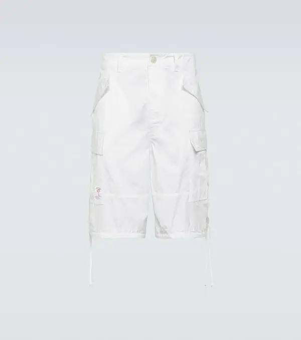 Undercover Cargo Cotton Shorts - White