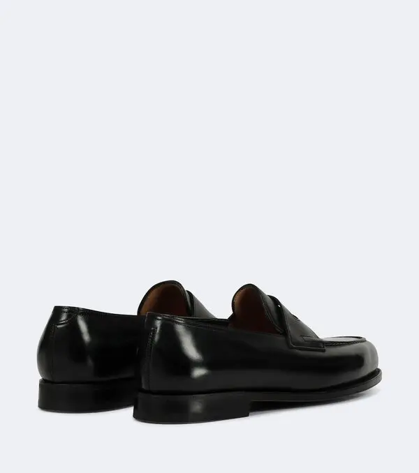 John Lobb Lopez Leather Loafers