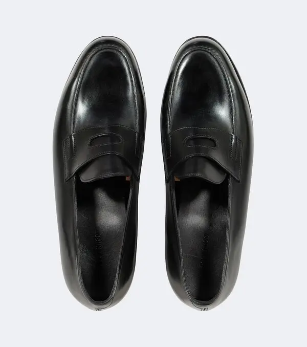 John Lobb Lopez Leather Loafers