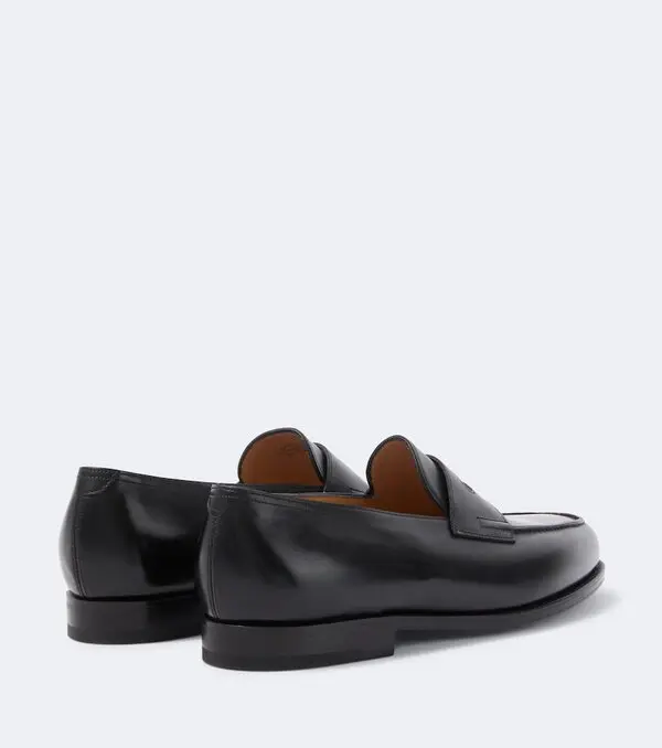 John Lobb Lopez Leather Loafers