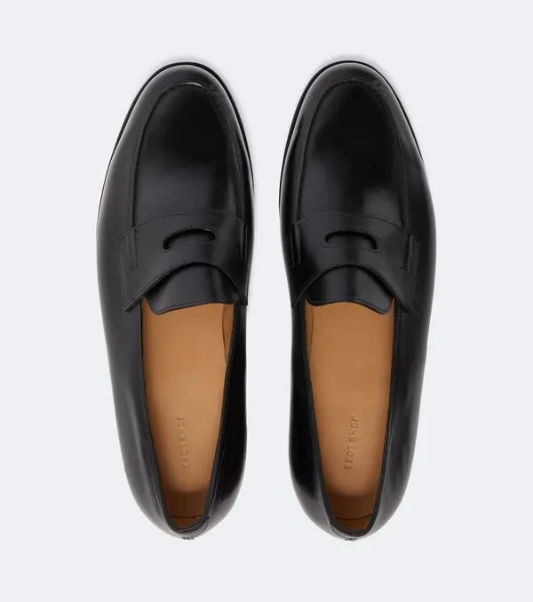 John Lobb Lopez Leather Loafers