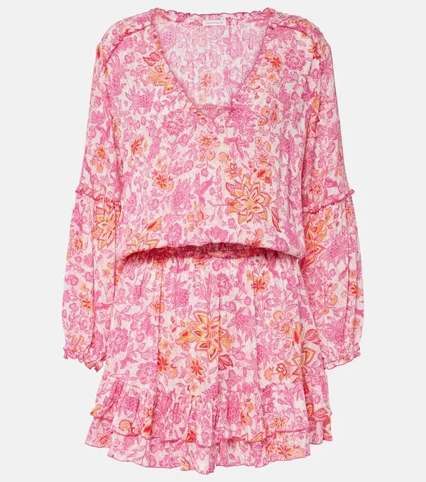 Poupette St Barth Printed Minidress - Multicoloured