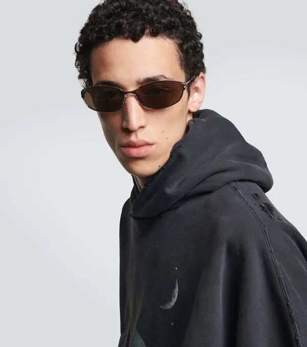 Balenciaga Mercury Oval Sunglasses