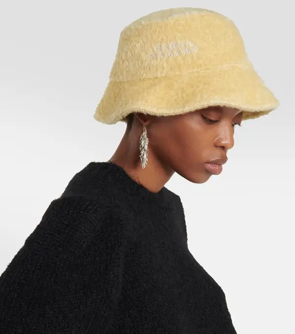 Isabel Marant Étoile Denji Embroidered Bucket Hat