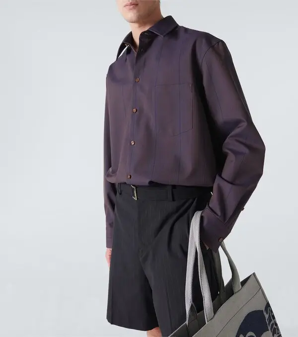 Burberry Striped Wool Shirt