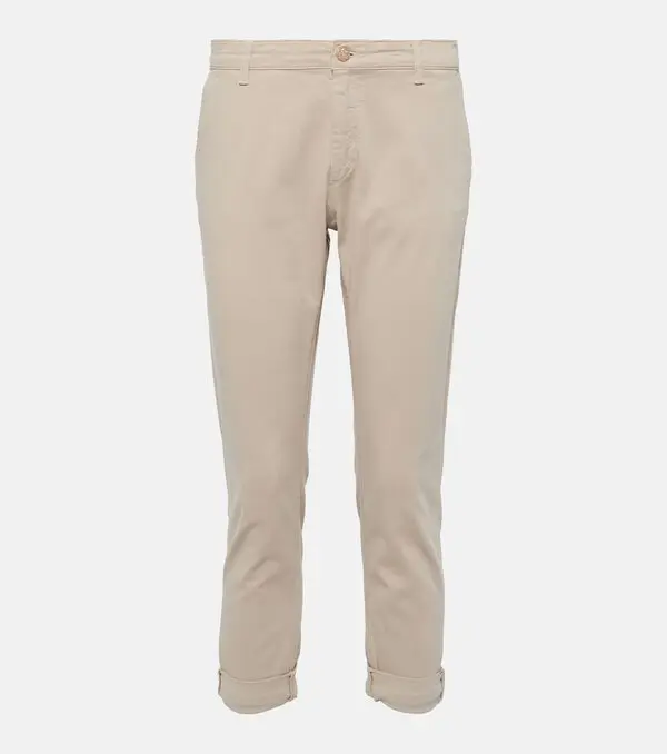 Ag Caden Mid-rise Tapered Twill Pants