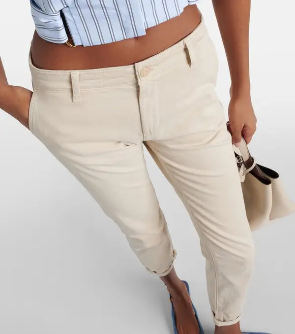 Ag Caden Mid-rise Tapered Twill Pants