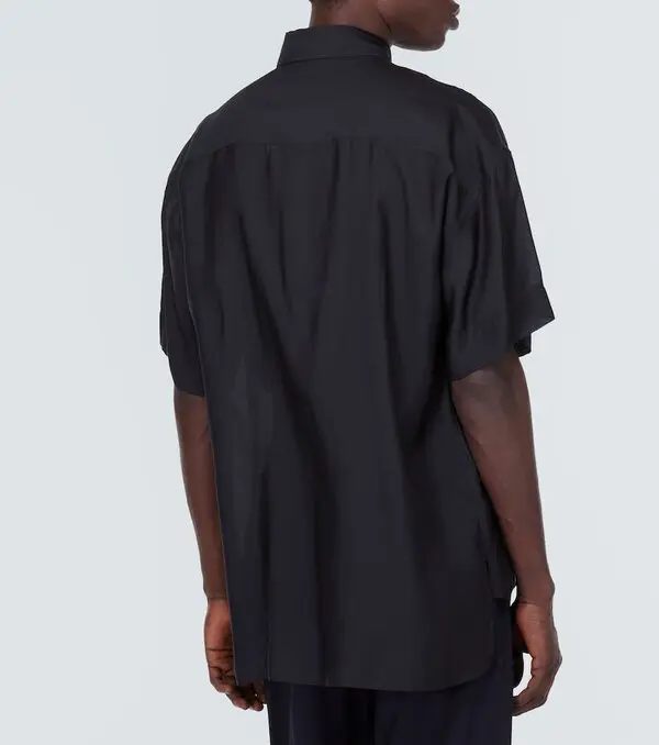Giorgio Armani Jersey Bowling Shirt