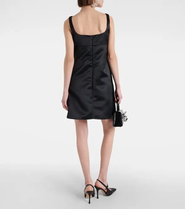 Nina Ricci Cutout Satin Mini Dress