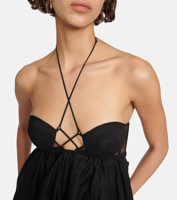 NENSI DOJAKA Cutout Mini Dress
