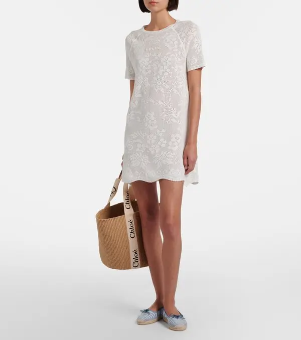 Chloé Woody Large Raffia Tote Bag - Neutrals