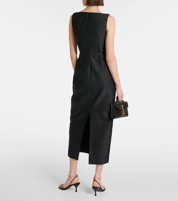EMILIA WICKSTEAD Illyse Floral Midi Dress