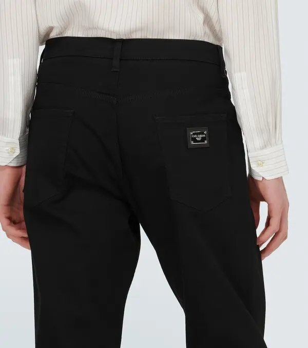 Dolce & Gabbana Slim Fit Cotton Jeans