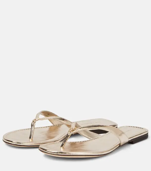 Tory Burch Leather Thong Sandals