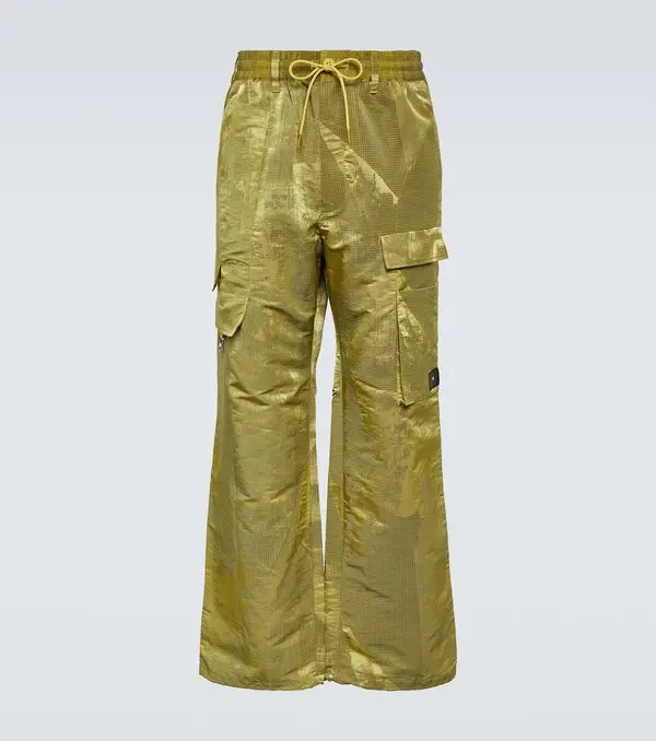 Y3 Printed Cargo Track Pants - Yellow