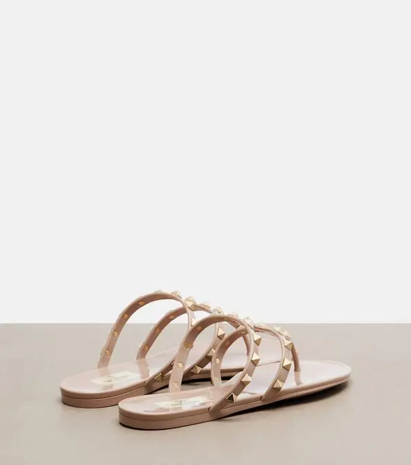 Valentino Garavani Rockstud Pvc Thong Sandals