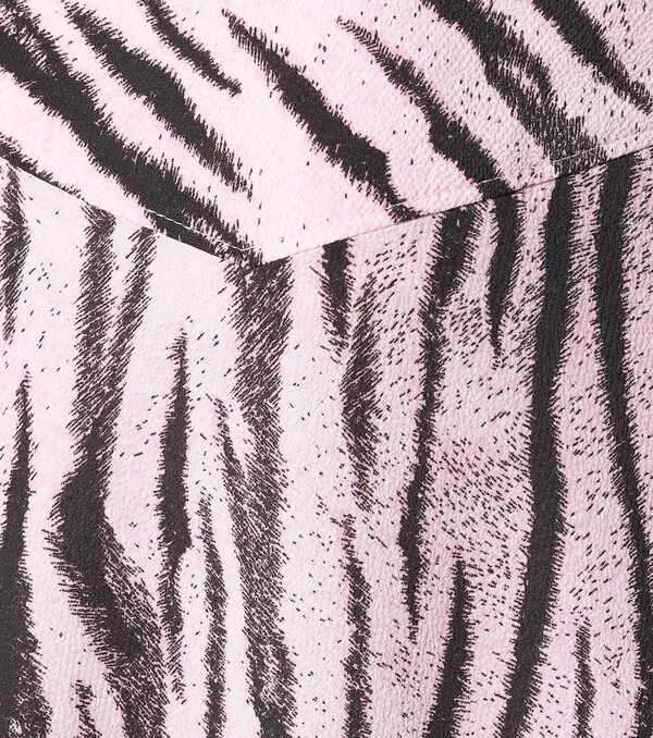 Baum Und Pferdgarten Senga Tiger-print Midi Skirt - Pink