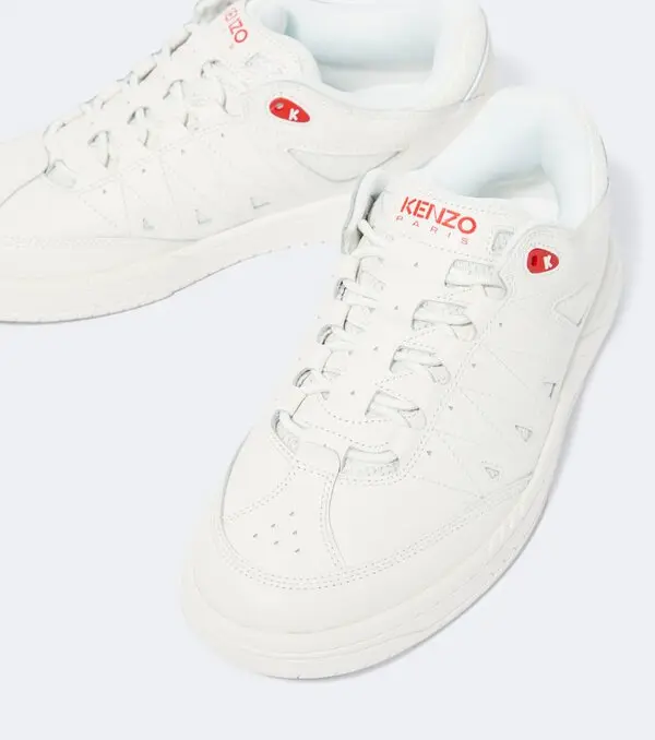 Kenzo Leather Lace-up Sneakers