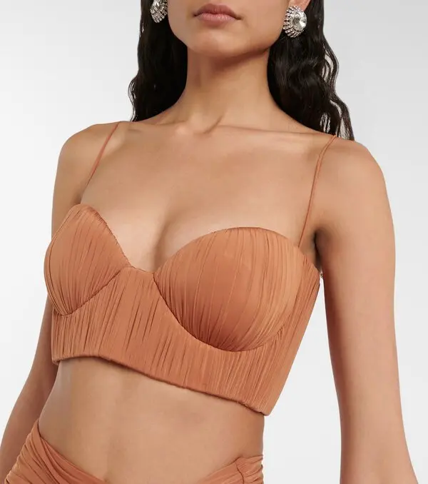 Alex Perry Preston Ruched Top