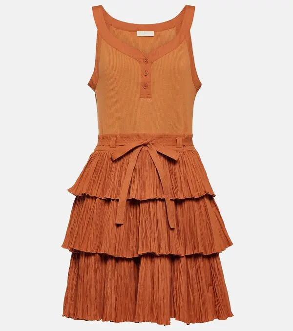 Ulla Johnson Tiered Mini Dress