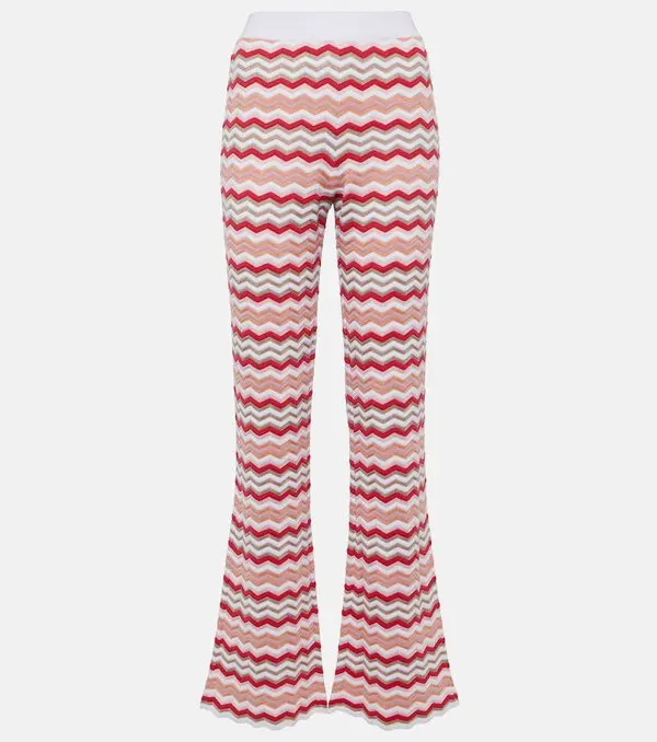 Missoni Zig Zag High-rise Flared Trousers