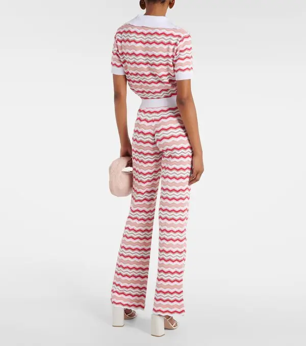 Missoni Zig Zag High-rise Flared Trousers