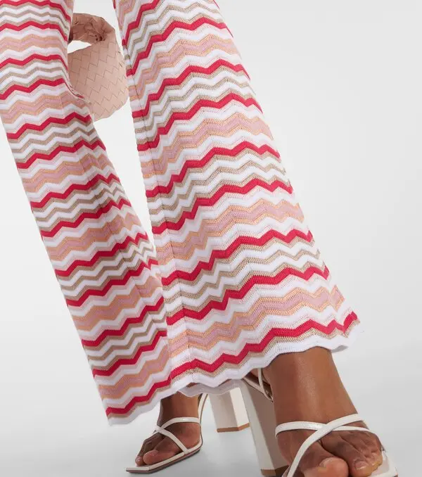 Missoni Zig Zag High-rise Flared Trousers