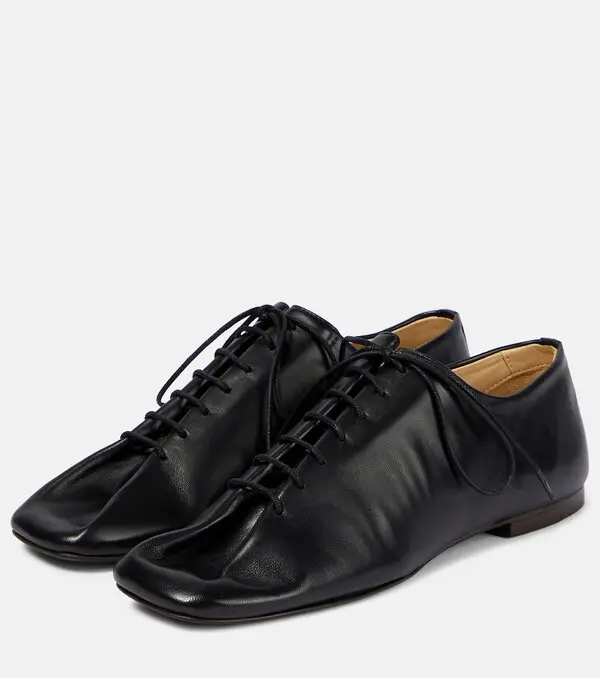 LEMAIRE Sourire Leather Derby Shoes
