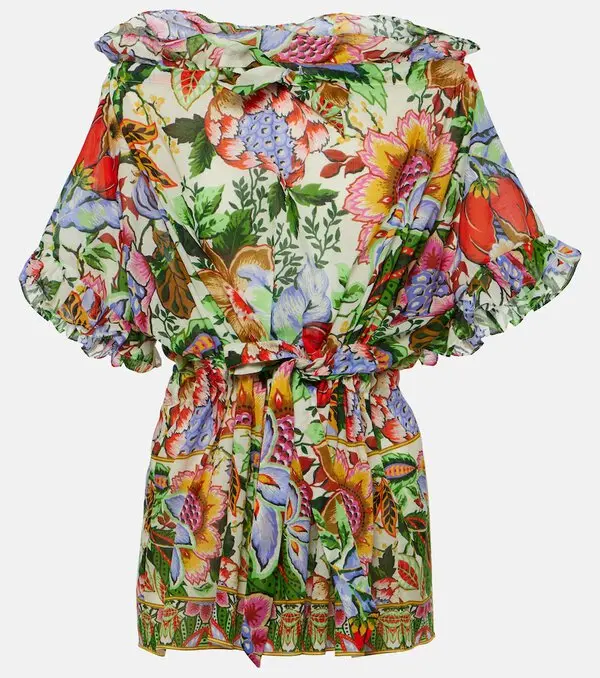 Etro Floral Cotton Blouse
