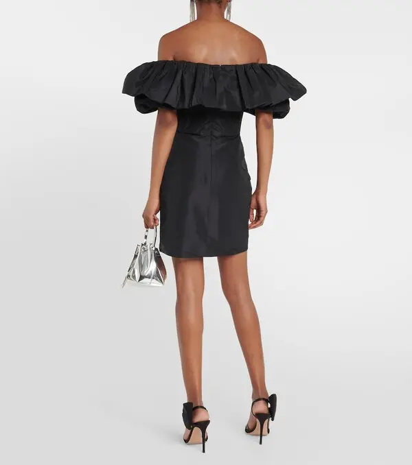 Rebecca Vallance Off-the-shoulder Mini Dress