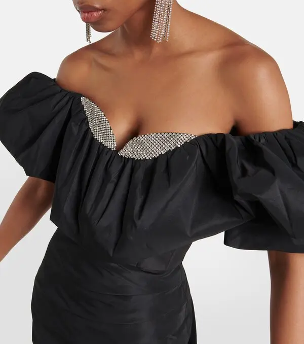 Rebecca Vallance Off-the-shoulder Mini Dress