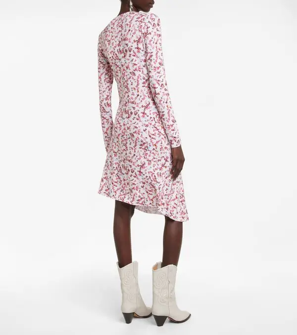 MARANT ETOILE Printed Jersey Midi Dress